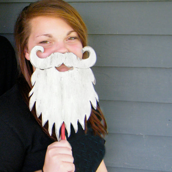 Santa Beard Photo Prop | Christmas Decor - Haven America