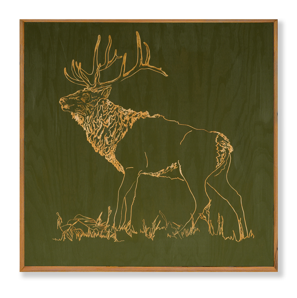 Elk Wall Art | Elk Decor | Lodge Wall Art - Haven America