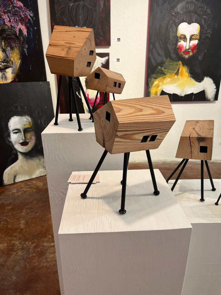 Modern Treehouse | Rustic Art | Wood Sculpture - Haven America