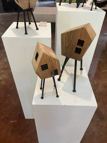Modern Treehouse | Rustic Art | Wood Sculpture - Haven America