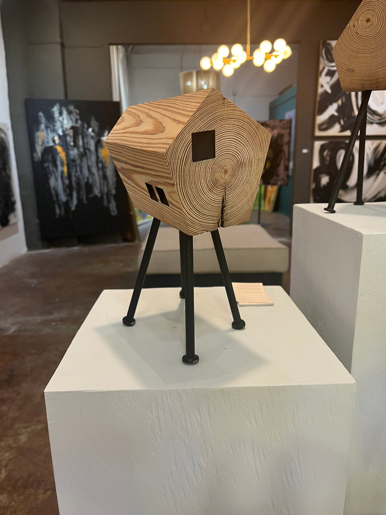 Modern Treehouse | Rustic Art | Wood Sculpture - Haven America