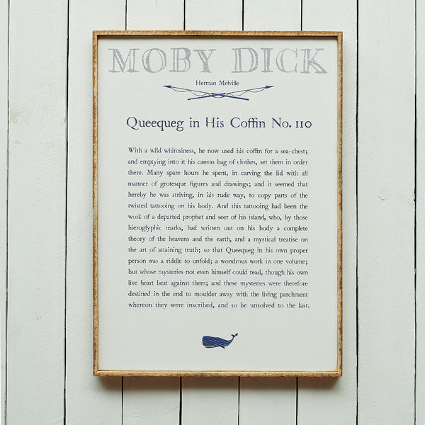 The Try Works No. 96 Moby Dick Book Plate Framed– Haven America
