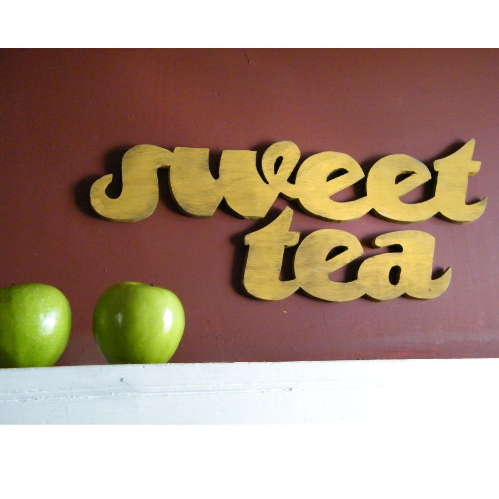 Sweet Tea Word Sign– Haven America