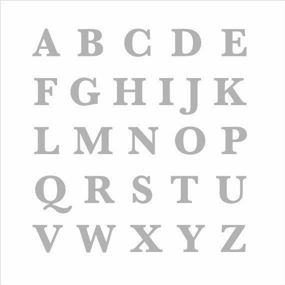 Large Wooden Letter | Letter Wall Art -- Haven America
