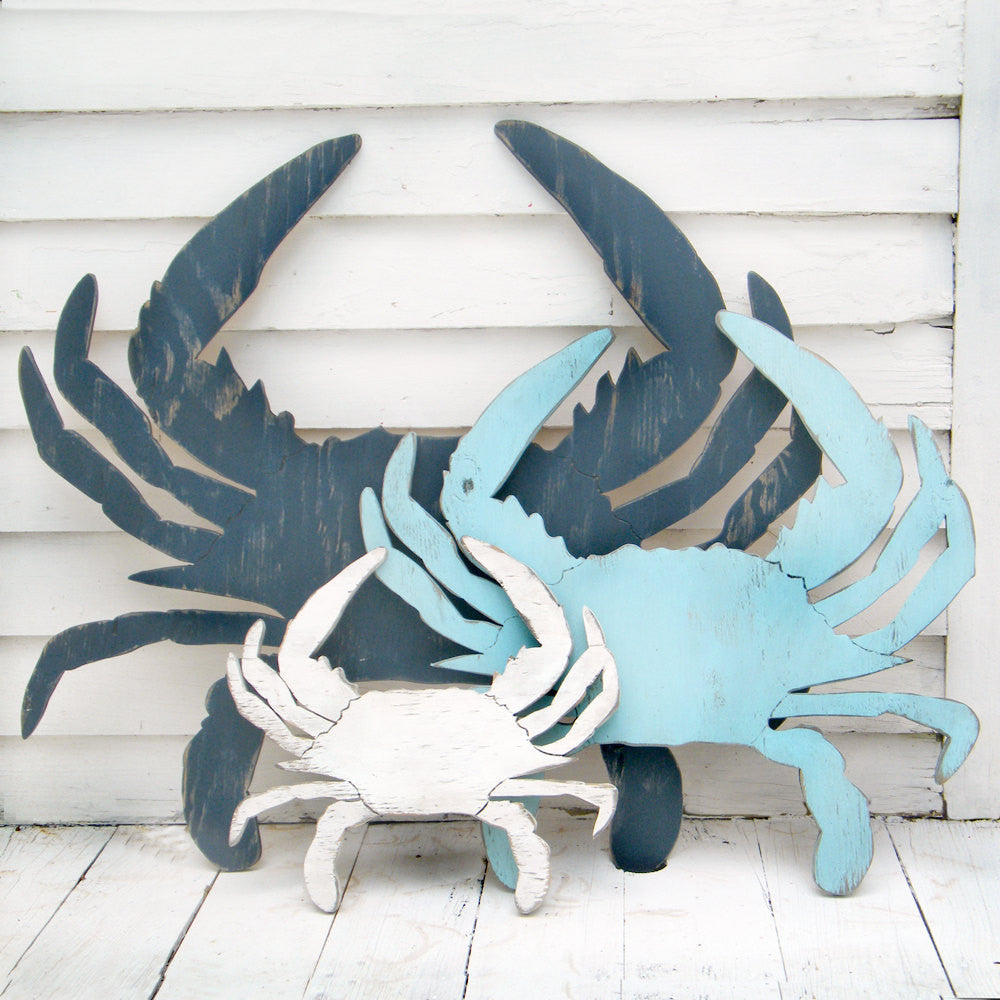 Crab Wooden Wall Decor | Nautical Decor - Haven America