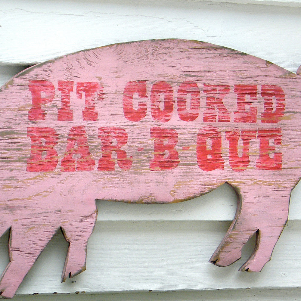 Pit Cooked BBQ Pig Wall Art– Haven America