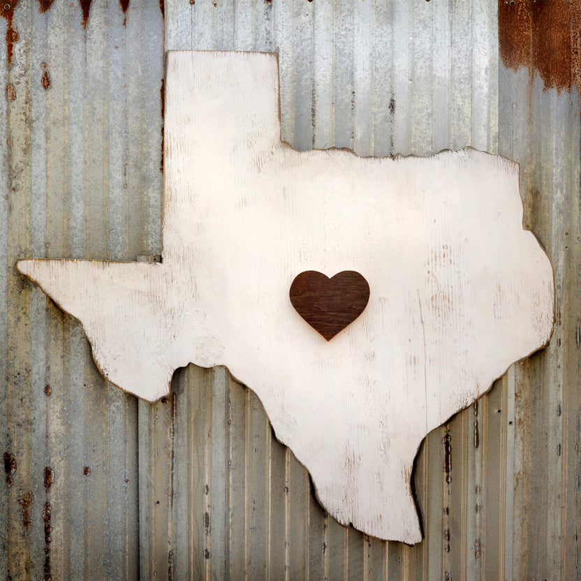 State Heart Map Texas – Haven America